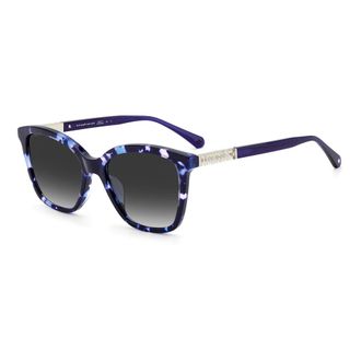 Kate Spade New York Blaue Havana Sonnenbrille Reena/S - - Accessories - Damen - Blau - 53 MM