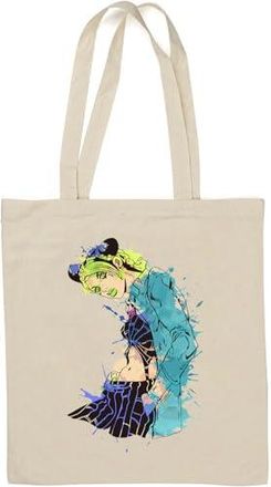 Generic ANIME 73 Sac fourre-tout en coton naturel Blanc