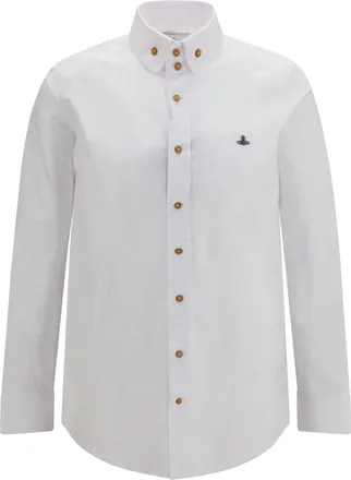 Vivienne Westwood Mens Cotton Shirt Orb White