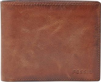 Fossil Brieftasche f&uuml;r M&auml;nner Derrick, Leder Bifold braun 11,4 cm L x 2,5 cm B x 9,5 cm H ML3687200