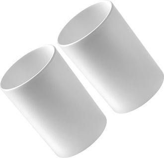 Garneck 2 Stück Teiliges Unzerbrechliche Zahnputzbecher aus PP Wiederverwendbare Mundspülbecher Leicht und Bruchsicher als Badezimmer Zubehör für Zahnbürsten 