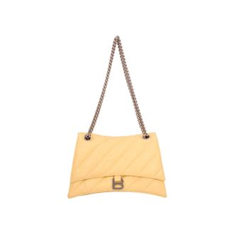 Balenciaga Mittlere Crush Tasche im Trendigen Stil - - Bags - Damen - Gelb - ONE SIZE