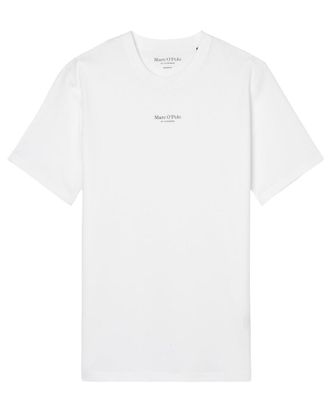 Marc O'Polo T-Shirt aus Baumwolle mit Label-Print, Regular Fit in
