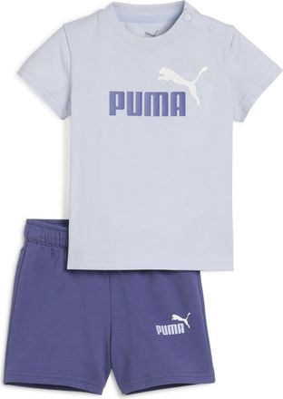 Puma Minicats Essentials T-Shirt und Shorts Set Baby, Kleidung, Blau, 2-4M