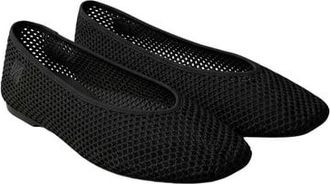 Calvin Klein Ballerines &agrave; bout carr&eacute; mesh