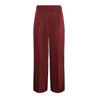 Kaffe Weite Hosen - - Trousers - Damen - Rot - 2XL