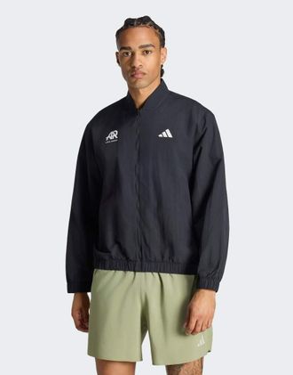adidas Adi365 adidas runners Jacke in Schwarz / Grau 1