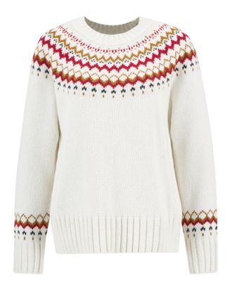 Barbour Damen-Pullover mit Streifen-Akzenten aus einem Baumwollgemisch in