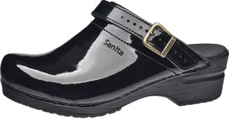 Sanita | Freya offener Clog | Original handgemacht | Flexible Leder-Clogs für Damen | Anatomisch geformtes Fußbett mit weichem Schaum | Verstellbarer Fersenr