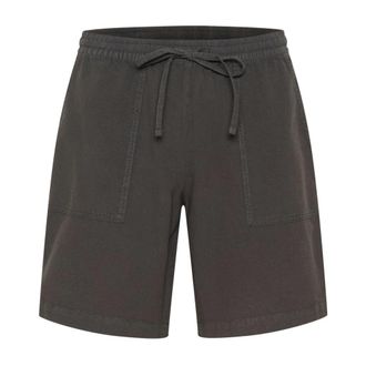 Kaffe Schwarze Auster Weite Shorts - - Shorts - Damen - Schwarzk - S