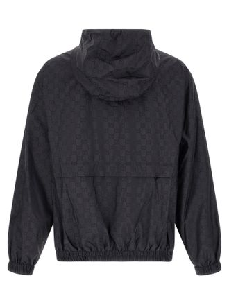 Gucci GG Monogram Shell Jacket - Black