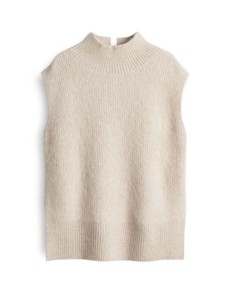 someday Damen Pullunder | Tacy Regular Pullunder aus haarigen Alpakamix Mellow m&eacute;lange, 38