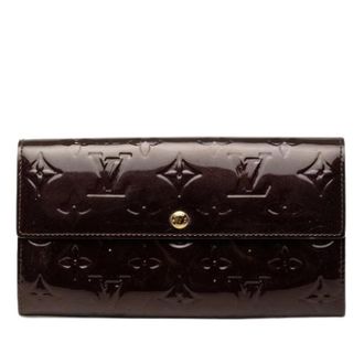 Louis Vuitton Pre-owned Monogram Vernis Flap Wallet - - Pre-owned - Damen - Braun - ONE SIZE