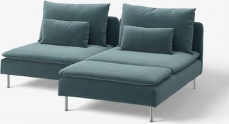 IKEA S&Ouml;DERHAMN 2er-Sofa mit R&eacute;camiere