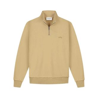 Olaf Hussein Signature Zip Mock - - Sweatshirts & Hoodies - Herren - Beige - M