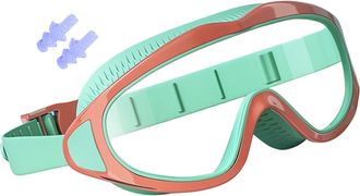 Generic Schwimmbrille | Anti-Beschlagbrille f&uuml;r mit wasserdichten Ohrst&ouml;pseln - breiter UV-Schutz, f&uuml;r Schwimmer von 2 bis 16 Jahren, Pool,, Urlaub