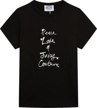 Juicy Couture Shirt PEACE LOVE AND JUICY HILTON