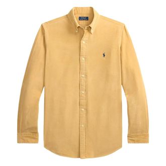 Polo Ralph Lauren Chemise Sport Manches Longues - Homme - Chemises - Jaune - Taille: M