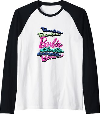 BARBIE Fallendes Barbie-Logo Raglan