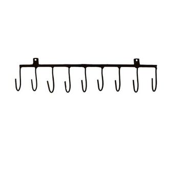 HOME MAISON Homemaison Kleiderst&auml;nder mit Kleiderhaken aus Rohmetall - Zubeh&ouml;r f&uuml;r Deko - schwarzes Metall - robust und langlebig - Organisation von Kleidung und 