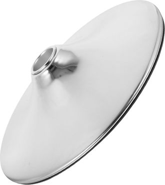 Artibetter Metall Basis für Friseurstühle Runde Drehplatte Langlebige Ersatzteile für Hydraulische Salonstühle Geräuscharm Stabil Einfache Silberfarbene Basis