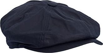 Walker and Hawkes Danesford - Casquette Unisexe Boulanger garçon cirée en 8 Parties - Style Country - Bleu Marine