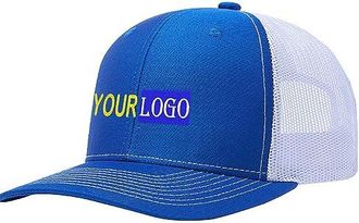 Generic Casquette de camionneur brodée personnalisée 112 pour hommes avec fermeture ajustée unisexe casquette de baseball classique personnalisée sport multic