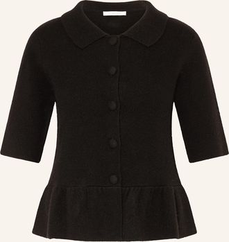 Lilienfels Lilienfels Strickjacke Mit 3/4-Arm Und Cashmere schwarz
