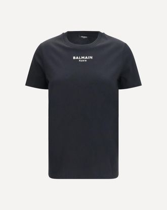 Balmain Cotton logo T-shirt Female XS