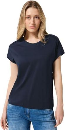 Cecil T-Shirt pour Femme, Bleu Universel, S