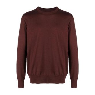 Jil Sander Rundhals-Strickpullover - - Knitwear - Herren - Braun - S