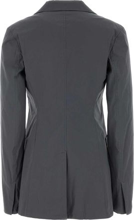 Miu Miu Single-Button Blazer - Gray