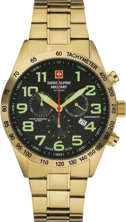 Swiss Alpine Military 7047.9114 Chronograph - - Accessories - Herren - Gelb - ONE SIZE
