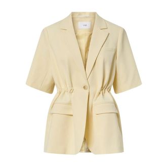 Y.A.S Yaslikka 2/4 Tunnel Blazer S. - - Jackets - Damen - Gelb - L