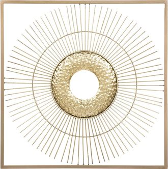 Beliani Edle Wanddekoration gold Strahlen-Optik Mercury