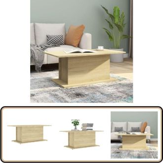 vidaXL Couchtisch Sonoma-Eiche 102x55,5x40 cm Holzwerkstoff - Couchtisch - Esszimmertisch - Wohnzimmertisch - Holzm&ouml;bel - Holzwerkstoff