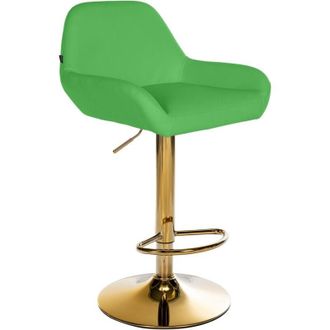 Clp Tabouret de bar Braga Gold similicuir Vert