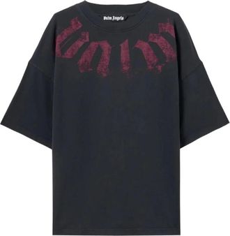 Palm Angels Homme, Tops, Noir, Taille: 2XL T-shirt