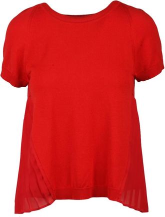 Meimeij Blusa in maglia - - Knitwear - Damen - Rot - 2XS