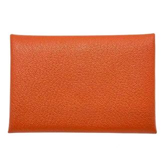 Herm&egrave;s Pre-owned Cuir petite-maroquinerie - Femme - Pre-owned - Brun - Taille: ONE Size