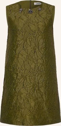 Max Mara Cocktailkleid Affari Mit Schmucksteinen gruen
