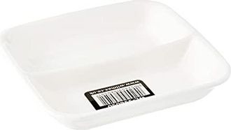 Wilmax England Wilmax WL-996050/A Porzellan Geteiltes Sojagericht, Weiss, 8.5cm Länge, 8.5cm Breite