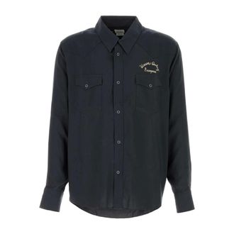 Visvim Homme, Chemises, Noir, Taille: M Slate Rayon Shirt