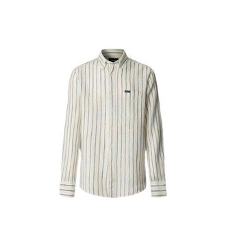 Fa&ccedil;onnable Chemise &agrave; rayures en lin