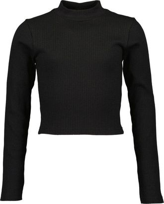 Blue Seven Langarmshirt cropped und mit Stehkragen