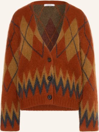 Dorothee Schumacher Dorothee Schumacher Strickjacke Argyle Statements Mit Cashmere orange