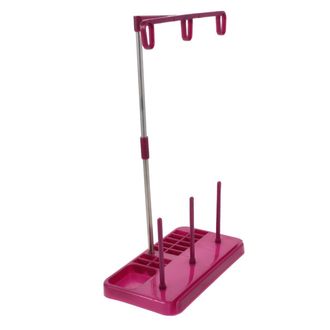 BESTONZON Multifunktionaler Garnrollenhalter aus Robustem Kunststoff f&uuml;r 3 Spulen Garnst&auml;nder f&uuml;r N&auml;hmaschinen und Stickgarn Verhedderungsfreier N&auml;hgarn Organiz