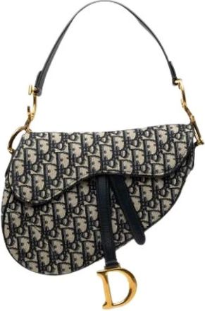 Dior Pre-owned Saddle - Femme - Pre-owned - Bleu - Taille: ONE Size