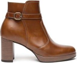 Nero Giardini I513821D Bottines Femme en Cuir - Marron 39 EU