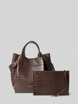 Abro Handtasche aus Leder mit Label-Detail Modell ESSENTIAL